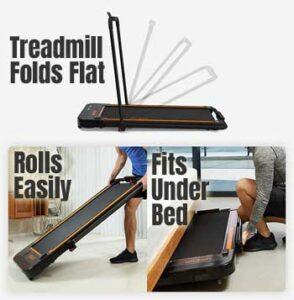 Urevo 2-in-1 Folding Treadmill Review (Walk + Run)